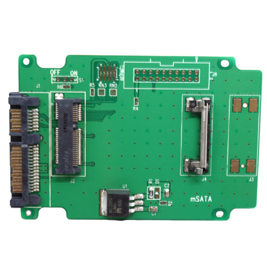 Aleratec 350118 50mm mSATA SSD to SATA Adapter 2-Pack LN58253 | SCAN UK