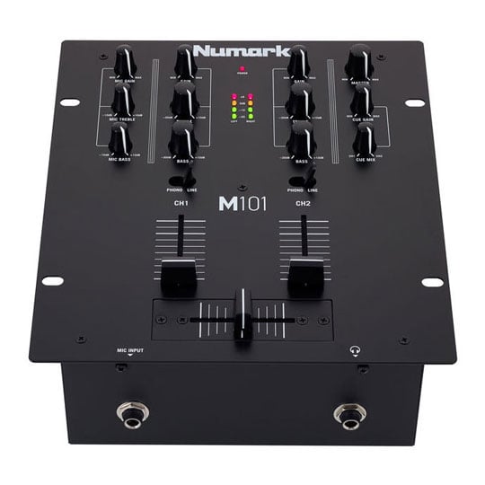 Numark -M101 - 2-Ch D.J. Mixing Desk Black LN58358 - M101BLACK | SCAN UK
