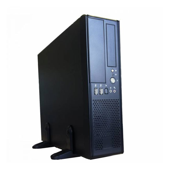 EZCool 2802 Black Slim Desktop Case + 400W TFX PSU v2.2 LN58811 - D ...