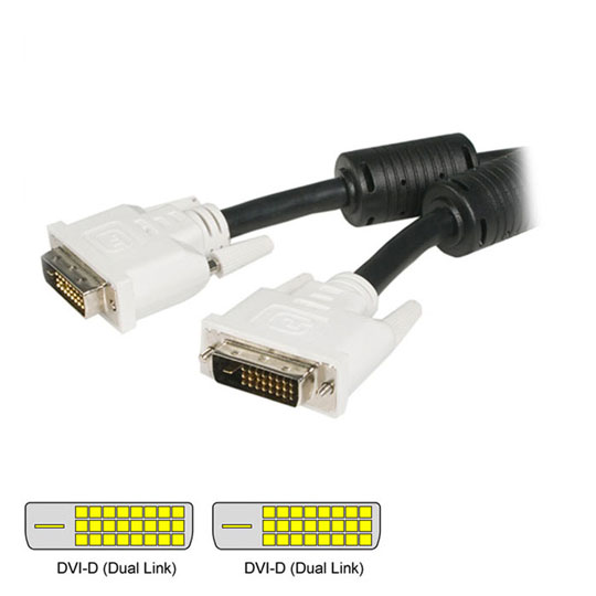 StarTech Dual Link Monitor DVI Cable - 1.8 Metre LN59145 - DVIDDMM6 ...