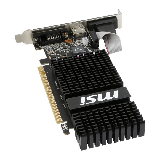 MSI GeForce GT 720 Passive Silent Graphics Card - 1GB LN59081 - N720 ...