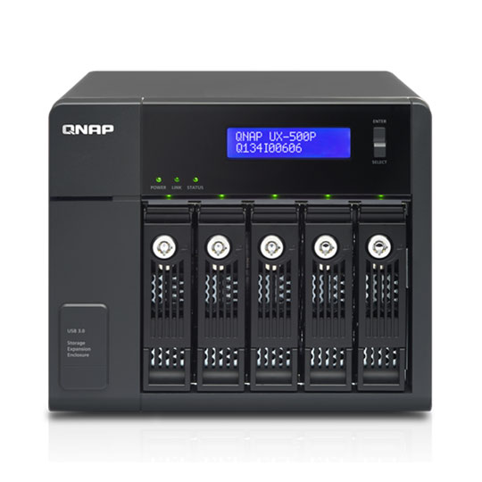 Qnap UX-500P NAS Expander for Turbo NAS Range LN59626 | SCAN UK