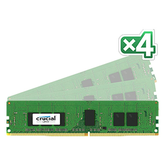 ECC Registered 16GB DDR4 Server RAM 2133 MHz Speed 4x 4GB Kit from ...
