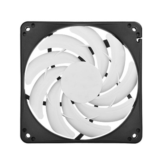 120mm Silverstone SST-FN123 FN Series Fan White Fins LN59856 | SCAN UK