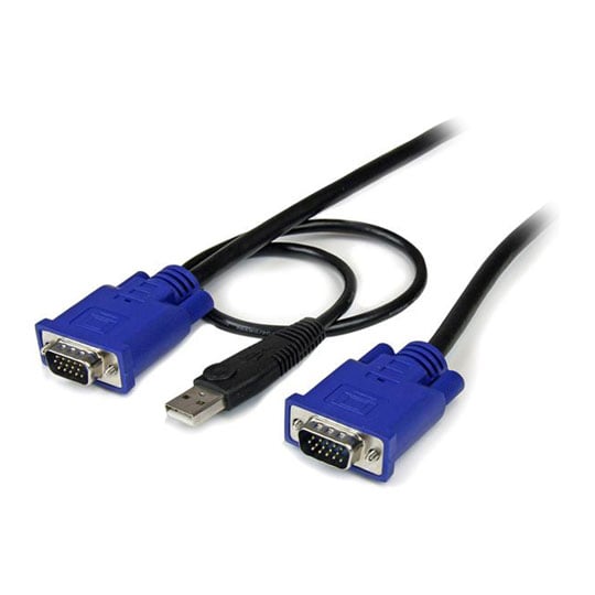 10ft 2in1 Ultra Thin USB KVM Cable LN60158 - SVECONUS10 | SCAN UK