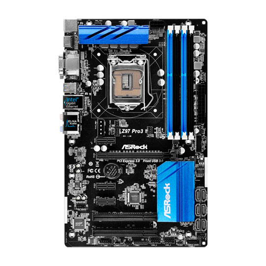 ASRock Z97 Pro3 Intel ATX Motherboard LN60453 - Z97 PRO3 | SCAN UK