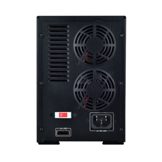 Silverstone Mini 3.5” SATA/SAS 4 Bay DAS Storage Tower LN60540 - SST ...