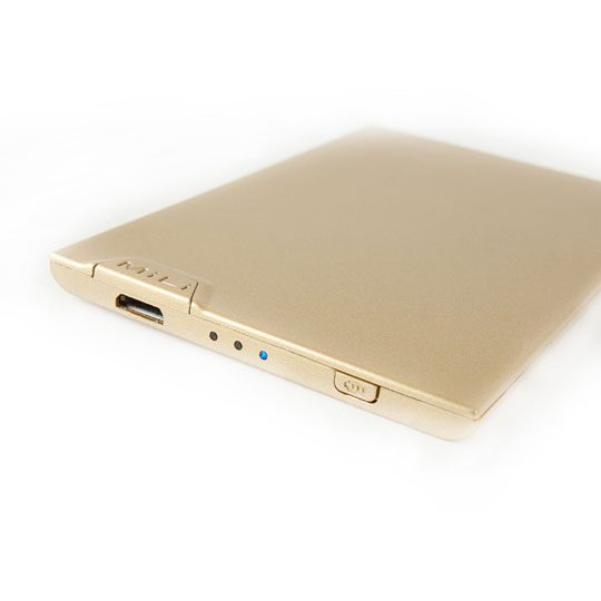 MiLi Power Visa Ultra Thin 1200mAh Mobile Micro USB Battery Pack Gold ...