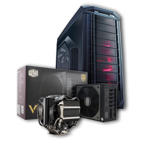 CoolerMaster StormTrooper Gaming Case + V1000 Modular 1000W 80+ PSU ...