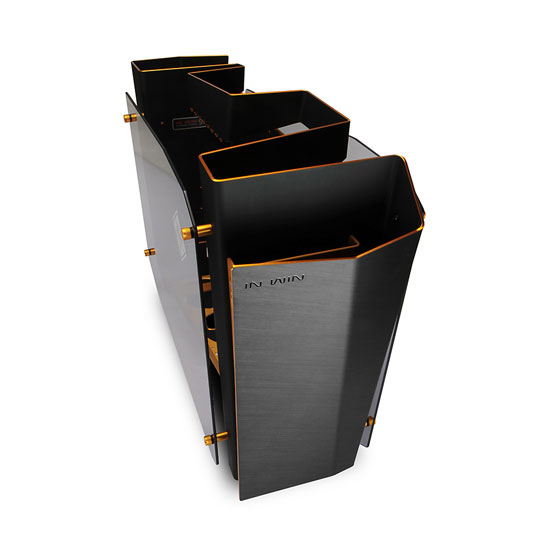 In Win S Frame Ultimate Case LN62392 - S Frame Gold & Black | SCAN UK