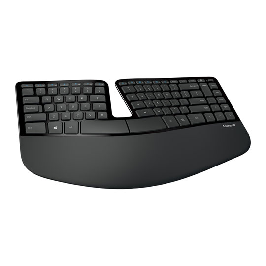 Microsoft Sculpt Ergonomic RF Wireless Business Keyboard Black LN135149 ...