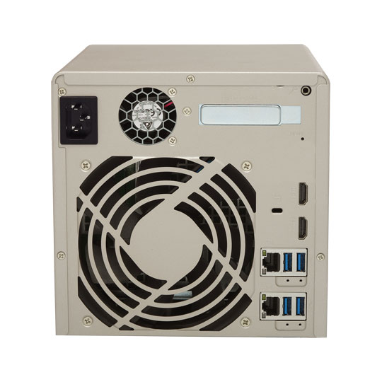 4 Bay NAS Storage Box with Dual Gigabit Lan, USB 3.0 from QNAP LN62219 ...