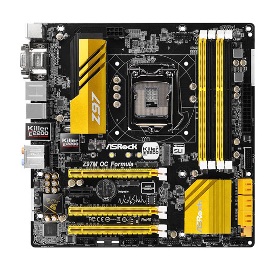 ASRock Z97M OC FORMULA Micro-ATX Motherboard LN62612 | SCAN UK