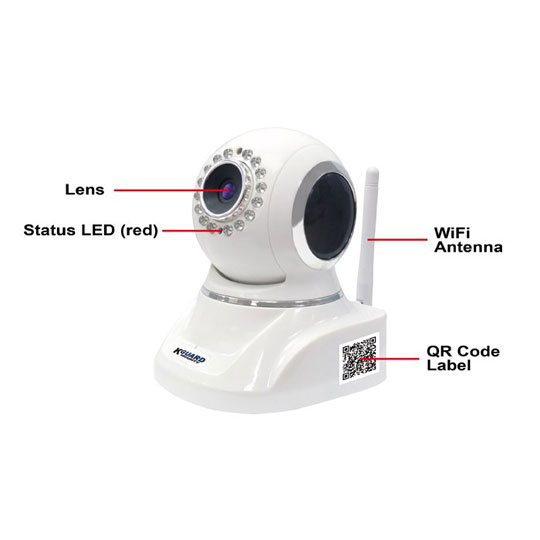 KGuard QRT PAN/Tilt IP Camera LN63008 - QRT-301 | SCAN UK