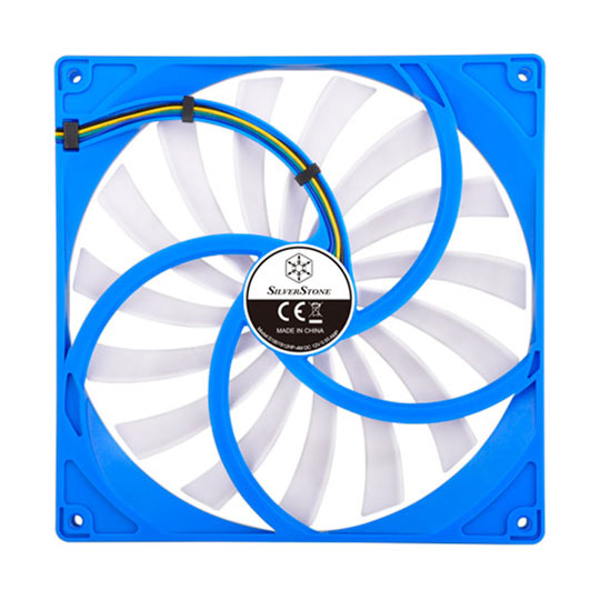 Silverstone 180mm FW181 Ultra Slim FW PWM Computer Case Fan Blue/White ...