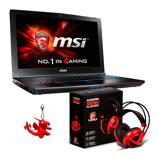 MSI GE62 Gaming Laptop with NVIDIA GTX960M LN64012 - 9S7-16J212-029 ...
