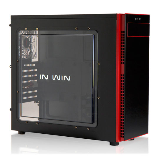 In Win 703 Black/Red Gaming Case LN64160 | SCAN UK