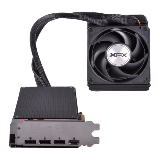 XFX Radeon R9 FURY X AMD Fiji Graphics Card 4GB LN65609 - R9-FURY-4QFA ...