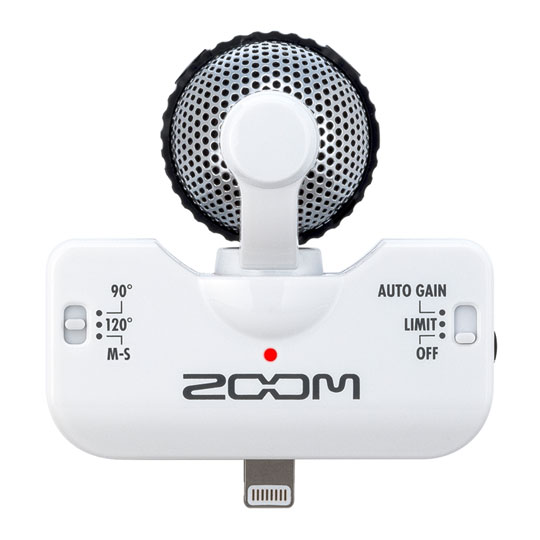 Zoom IQ5 White iPhone/iPad/iPod Recorder LN65789 - ZRCIQ5W | SCAN UK