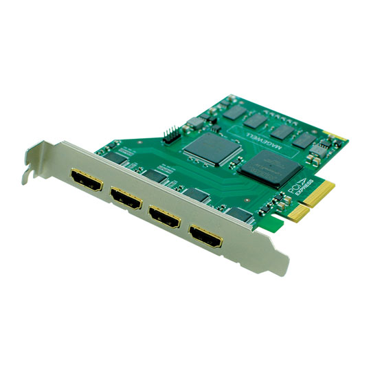 Magewell Quad 3D HDMI HD Video Capture Card XI400DE-HDMI LN66053 | SCAN UK Magewell Quad 3D HDMI HD Video Capture Card XI400DE-HDMI LN66053 | SCAN UK