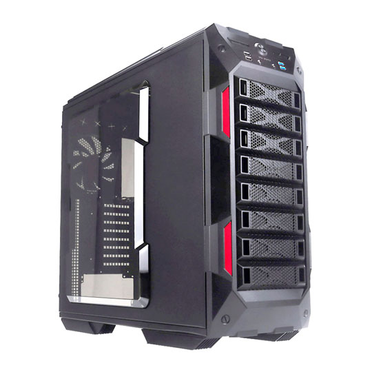 In Win GR One Full Tower Gaming Case - Black + Red LN66629 - BX141BLA ...