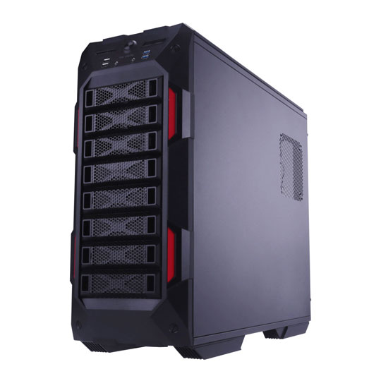 In Win GR One Full Tower Gaming Case - Black + Red LN66629 - BX141BLA ...