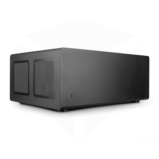 Streacom F12C Black Desktop HTPC Aluminum Case LN66781 - ST-F12CB | SCAN UK