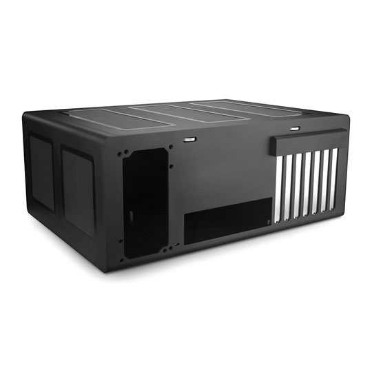 Streacom F12C Black Desktop HTPC Aluminum Case LN66781 - ST-F12CB | SCAN UK