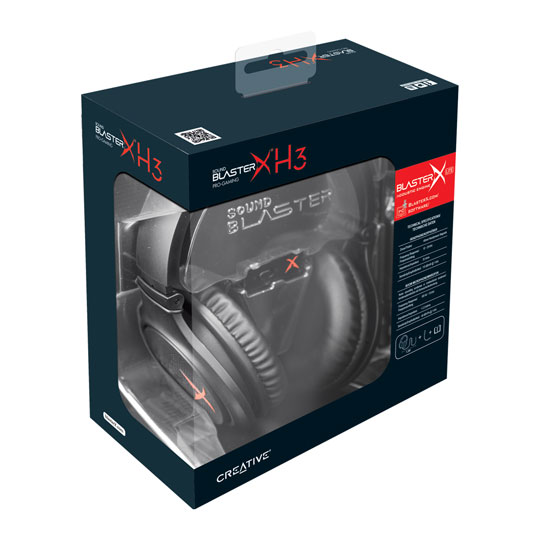 Creative Sound Blaster X H3 Black PC Gaming Headset LN67018 ...