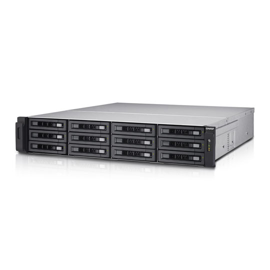 Qnap EC1280U 12Bay 2U Rackmount SAS/SATA Network NAS Enclosure LN67248 ...