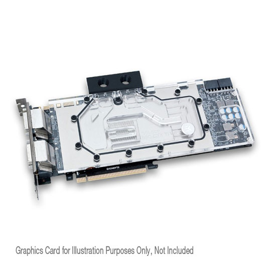 EKWB Gigabyte 980Ti G1 WindForce 3x Glass+Nickel GPU Waterblock LN67942 ...