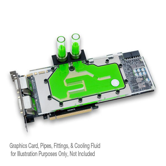 EKWB Gigabyte 980Ti G1 WindForce 3x Glass+Nickel GPU Waterblock LN67942 ...