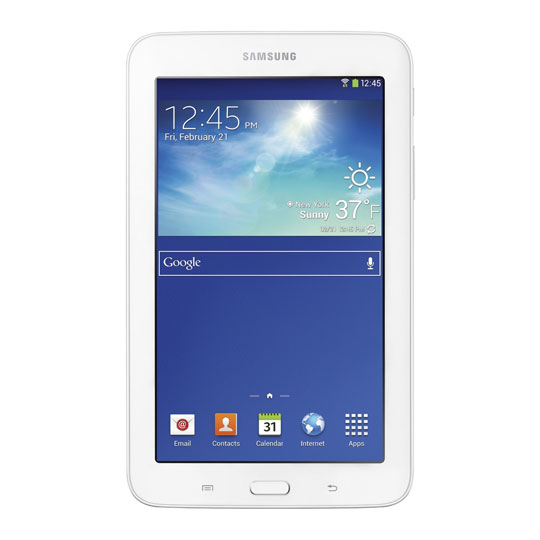Refurbished - Samsung Galaxy 7" Tab 3 Lite White Android Tablet LN68057 ...