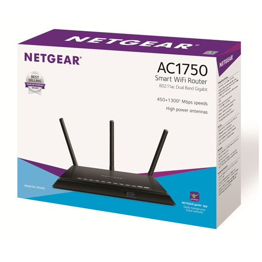 NETGEAR R6400-100UKS 11ac Gigabit Broadband Router LN68581 | SCAN UK