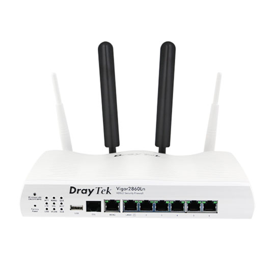 LTE 3G/4G Sim Slot Wireless Router with A/VDSL support from Draytek ...