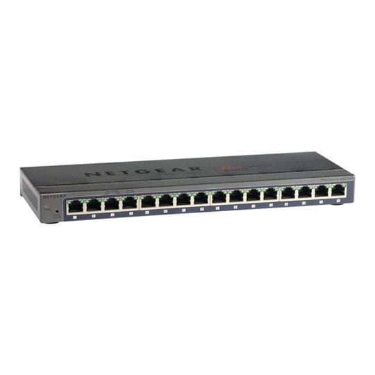 NETGEAR GS116Ev2 ProSAFE 16-Port Web Managed Plus Gigabit Ethernet ...