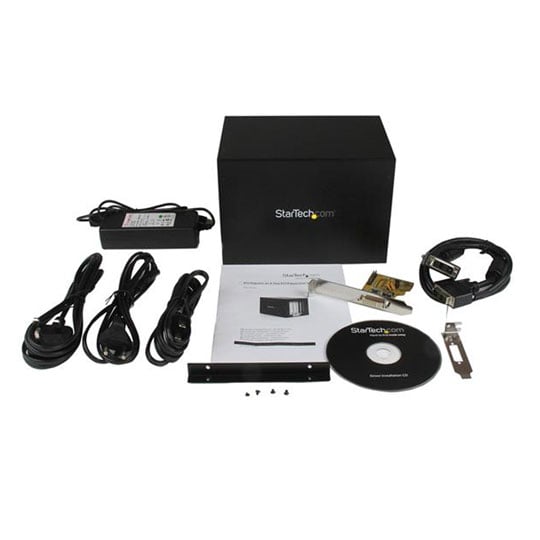 StarTech.com Desktop PCI-E to 4 slot PCI Expansion Bay - Black LN69844 ...