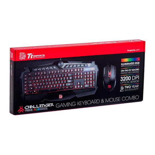 Thermaltake Challenger Prime RGB Gaming Mouse and Keyboard Combo ...