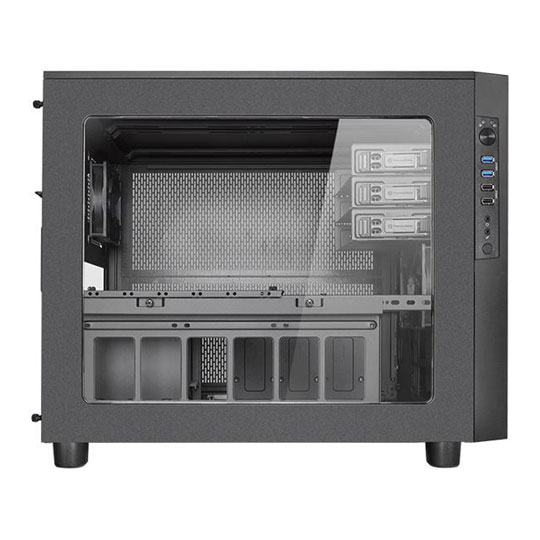 Thermaltake Black Core X5 EATX PC Gaming Cube Case LN70457 - CA-1E8 ...