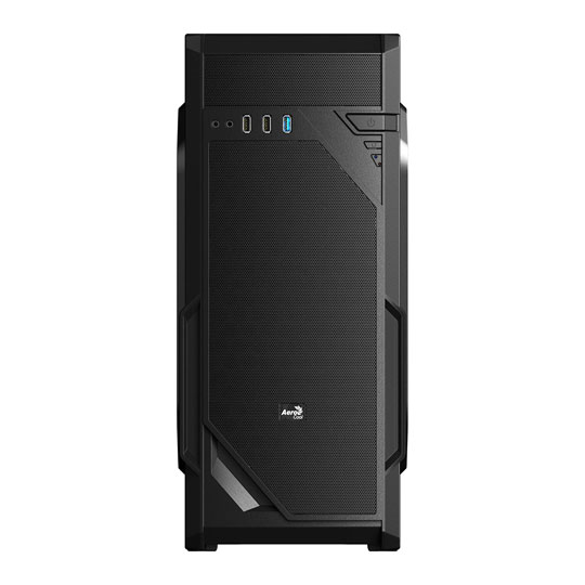 Aerocool VS1 Midi Black ATX PC Gaming Case with USB 3.0 LN70560 ...