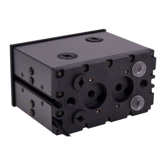 Alphacool Eisfach Single/Dual DC-LT Dual 5.25" Bay Water Cooling ...