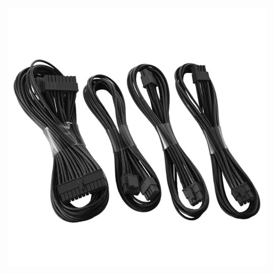 EVGA E-Series G2 / P2 / T2 PSU Black Braided Cable Basic Kit from ...