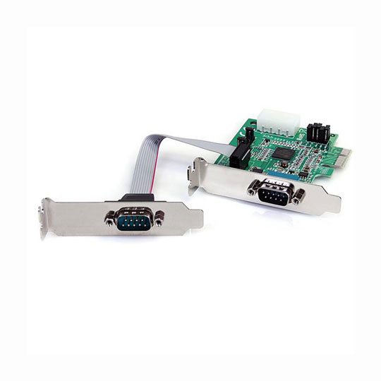 2 Port Low Profile PCI-Express 16C950 Serial Card from StarTech.com ...