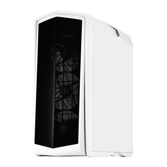 Silverstone White PM01 Primera Tower PC Gaming Case With Blue LED ...