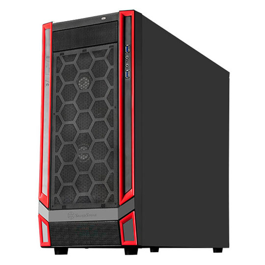 Silverstone SST-RL05B-W Redline Desktop PC Gaming Case LN72170 | SCAN UK