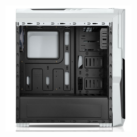 CIT G Force White/Blue PC Gaming Case with Window LN72203 - CIT-GFORCE ...