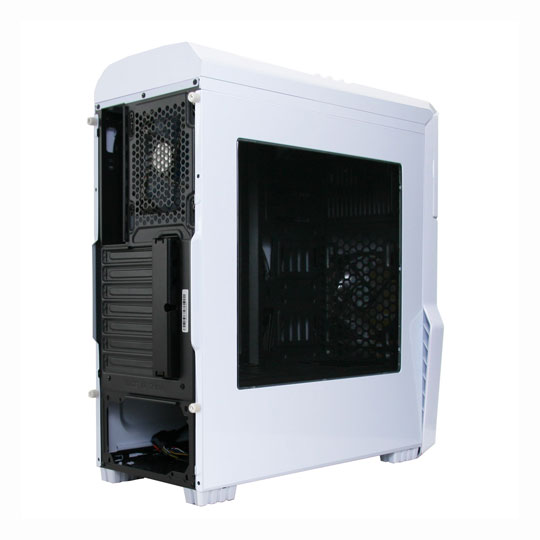 CIT G Force White/Blue PC Gaming Case with Window LN72203 - CIT-GFORCE ...