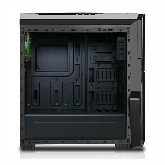 CIT G Force Black/Green PC Gaming Case with Window LN72205 - CIT-GFORCE ...