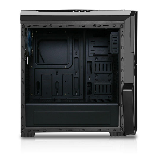 CIT G Force Black/Blue PC Gaming Case with Window LN72206 - CIT-GFORCE ...