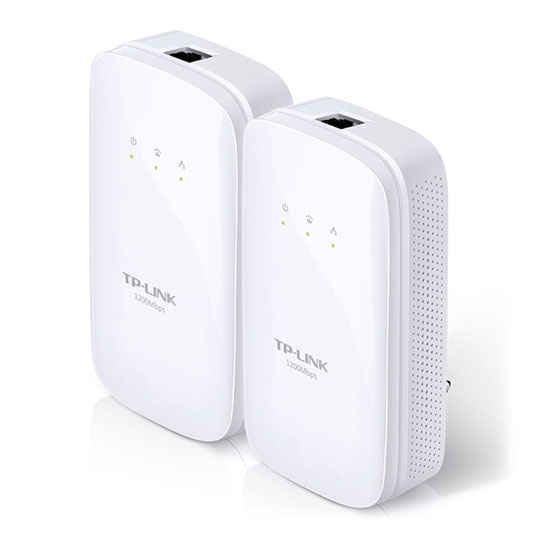 Gigabit HomePlug Twin Pack from TP LINK LN72507 - TL-PA8010 KIT | SCAN UK